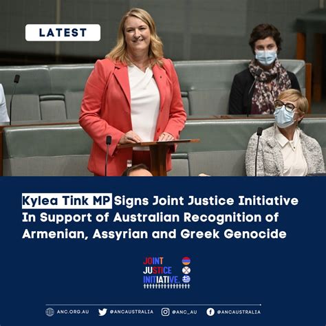 Kylea Tink Mp Signs Joint Justice Initiative In Support Of Australian