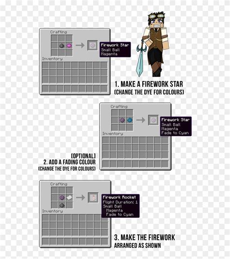Upgrade Minecraft Crafting Firework Upgrade Minecraft Crafting Firework
