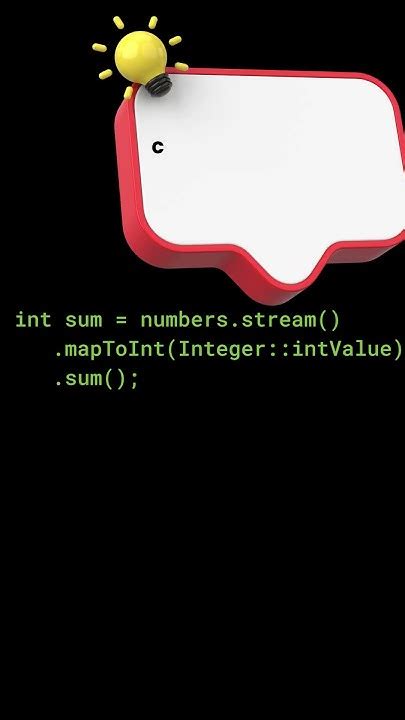 How To Sum Numbers In Java With 1 Line Java Stream Hack Shorts