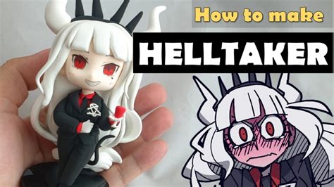 Helltaker Lucifer Chibi Figure Clay Art Tutorial Youtube
