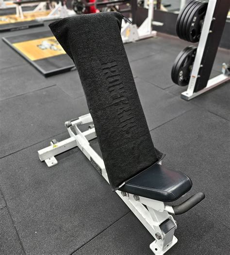 Pro Gym Towel Black Cotton Workout Training Antibacterial Sweat