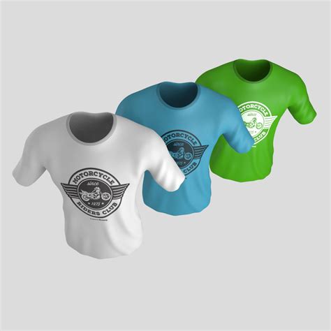 T 셔츠 3d 모델 V4 3d 모델 12 3ds Fbx Obj Max Unknown Free3d