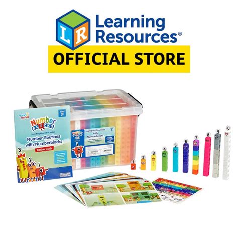 Learning Resources Number Routines With Numberblocks Class Set By Hand2mind Age 3 Classroom