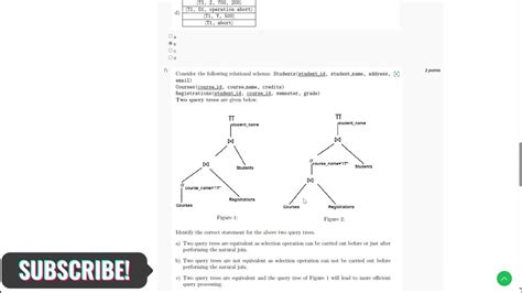 Nptel Data Base Management System Week 8 Assignment March 2024 Iit