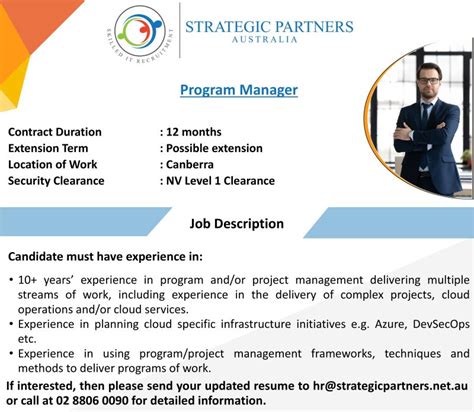 Strategic Partners Australia On Linkedin Programmanager
