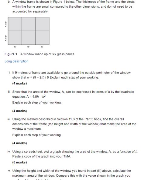 Solved V Using The Height And Width Of The Window You Found Chegg