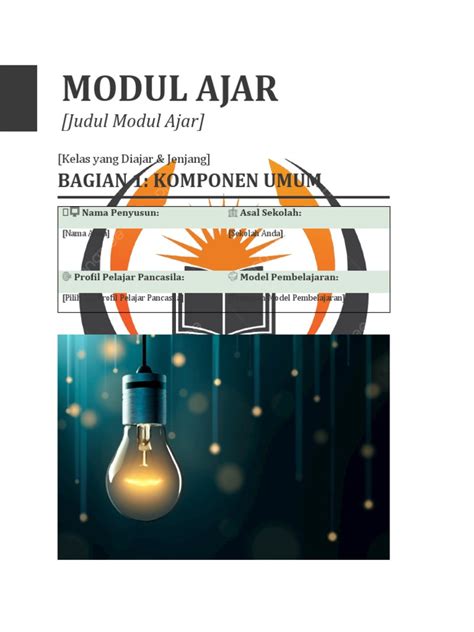 01 Format Modul Ajar Pdf