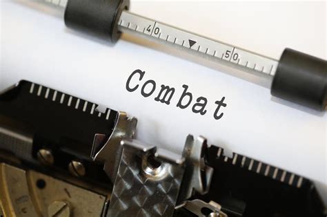 Combat - Free of Charge Creative Commons Typewriter image