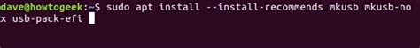 how to create a live ubuntu usb drive with persistent storage