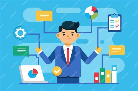 A Businessman Uses Flowcharts And Data Visuals To Analyze Information