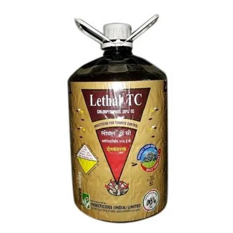 5ltr Iil Lethal Tc Chlorpyrifos 20 Ec Insecticide At ₹ 2620litre