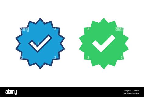 verified icon vector verification check mark approved icon stock