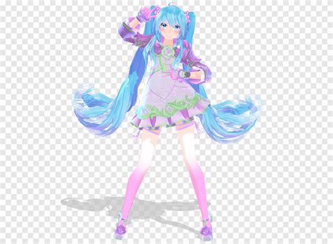 Hatsune Miku MikuMikuDance Chibi Vocaloid Kaito, Dress Model, png | PNGEgg