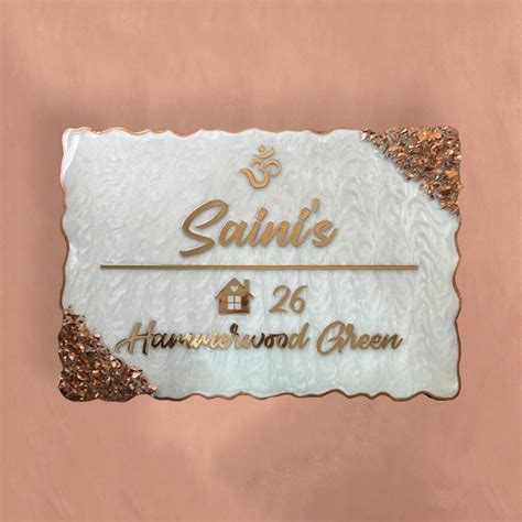 Resin Name Plates Nameplate Shop