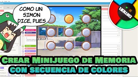 Crear Minijuego De Memoria Con Secuencia De Colores Tutorial Tyranobuilder Youtube