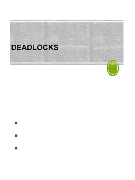 6 Osdeadlock Detection Pdf Algorithms And Data Structures