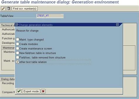 SAP Table Creation Maintenance And Authorization
