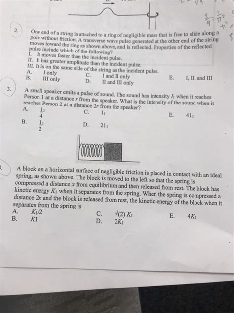 solved one end of a string is attached to a fine of of a