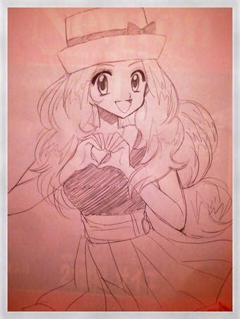 Fan Art By Shoko Nakagawa She Is A Big Fan Of Serena Scrolller