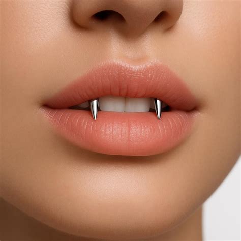 Vampire Fang Piercings Etsy