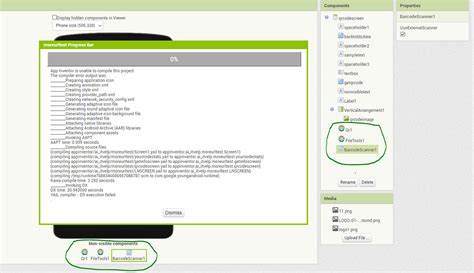 QR And Barcode Scanner Wont Work Together MIT App Inventor Help MIT App Inventor Community