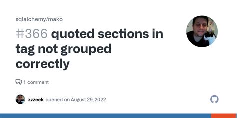 quoted sections in tag not grouped correctly · issue 366 · sqlalchemy