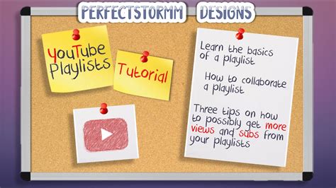 Youtube Playlists Basic Tutorial By Perfectstormm Designs Youtube