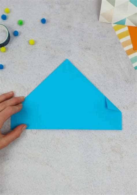 آموزش ساخت اوریگامی کلاه کودکانه با تصویر