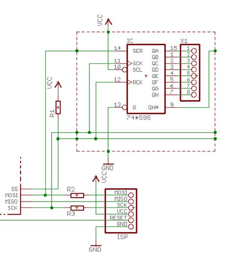 Shift Register Spi Control Cascading But Individual Latch Electrical
