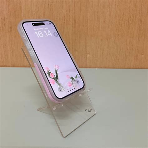 Jual Saf Acrylic Phone Holder Akrilik Stand Hp Tablet Bongkar Pasang Dudukan Universal