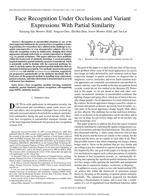 Pdf Face Recognition Under Occlusions And Variant Expressions With Partial Similarity