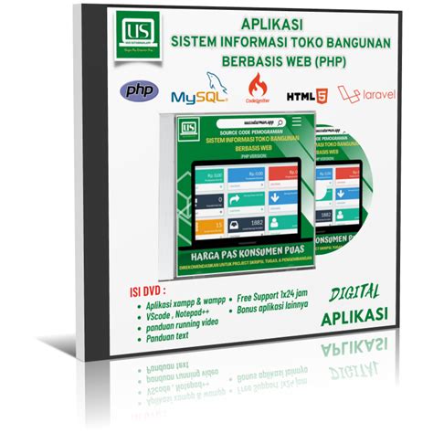 jual source code sistem informasi toko bangunan berbasis web php