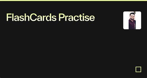 Flashcards Practise Codesandbox