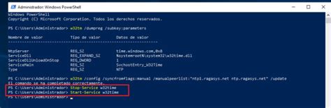Configurar Servidor Ntp Con Powershell En Windows Server 2019 Ragasys Sistemas