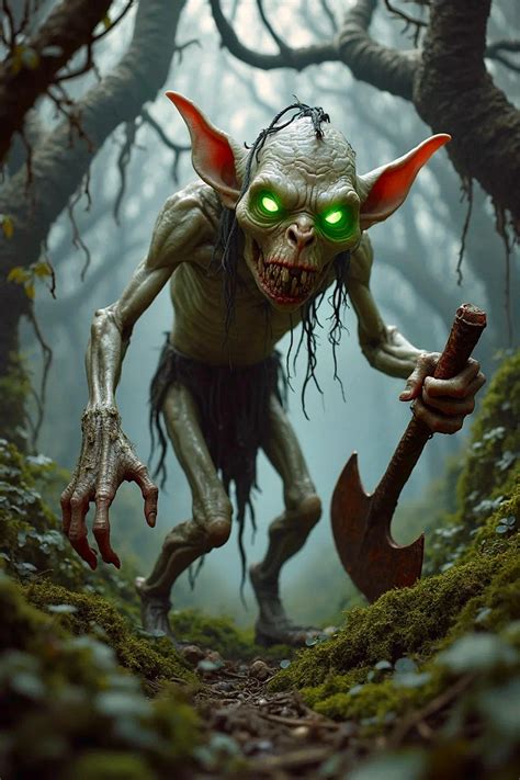 Download Goblin Forest Scary Royalty Free Stock Illustration Image