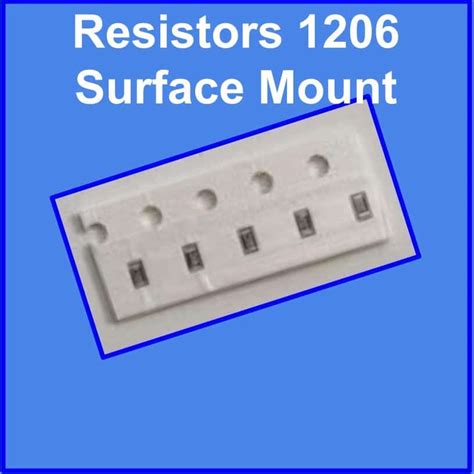 Resistors Smd 1206 Surface Mount Devices Mrcircuitstore