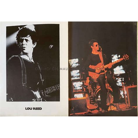 Dossier De Presse Français De Lou Reed 21x30 Cm 16p