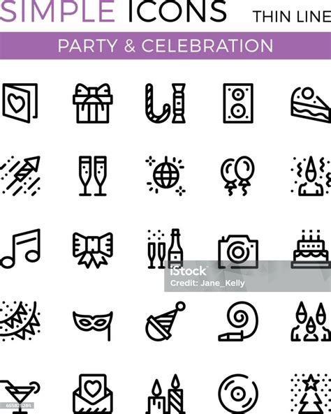 파티 생일 파티 엔터테인먼트 휴일 축 하 벡터 선 아이콘 세트 32 X 32 픽셀 현대 선 웹사이트 웹 디자인 등 그래픽 디자인 픽셀 완벽 한 벡터 개요 아이콘 세트 가면