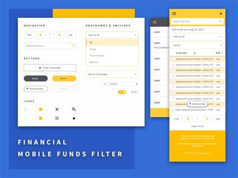 Filter And Table Ux For Mobile Ui Design Mobile Ui Design Creative
