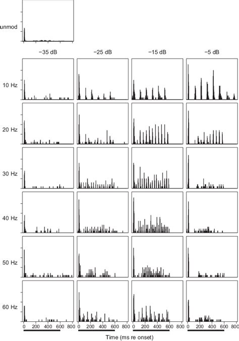 Poststimulus Time Histograms Of Responses Of A Well Isolated Single