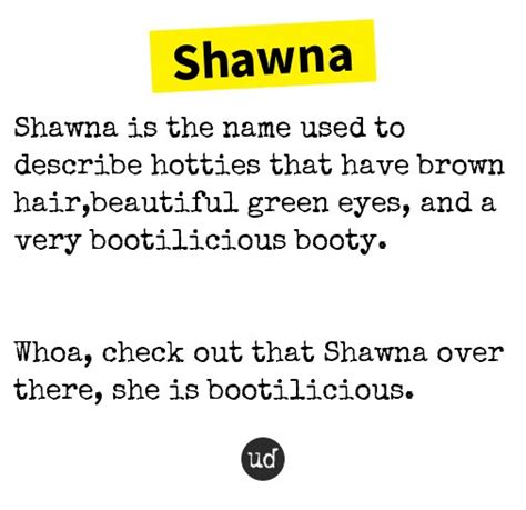 Shawna The Name