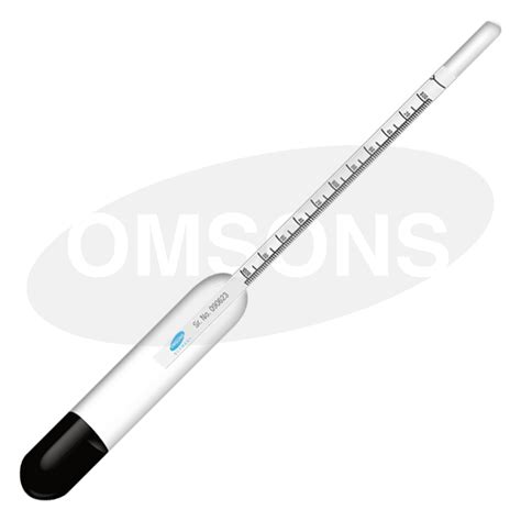Specific Gravity Glass Hydrometer Analytical Use Omsons Labs