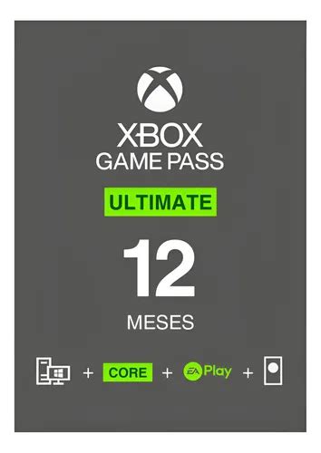 Xbox Game Pass Ultimate 12 Meses Tarjeta Fisica Mercadolibre