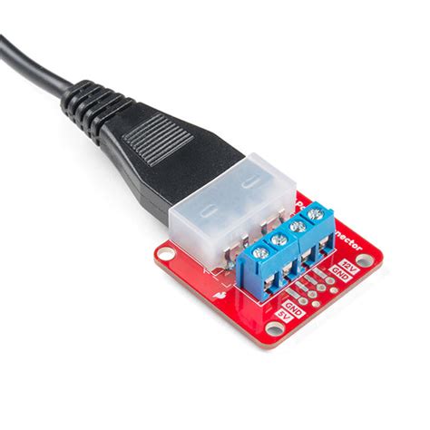 sparkfun atx power connector breakout kit 12v 5v 4 pin elmwood