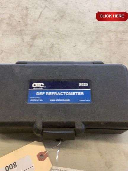 Otc Def Refractometer 5025 Rideau Auctions