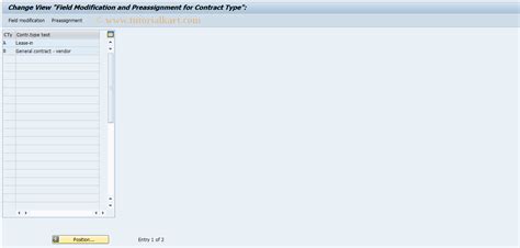 FOII SAP Tcode RECN Cust Field Modific ContrType