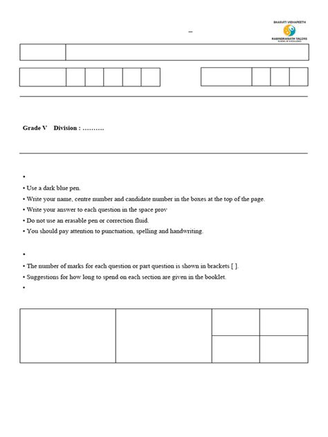 Grade V English Paper 2 Fiction Question Paper Pp2 1 Pdf Adverb Grammar