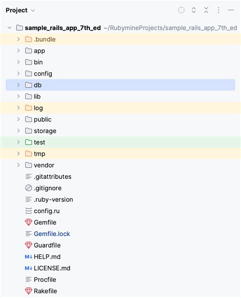 Get Started With A Rails Project In Intellij Idea Intellij Idea Documentation