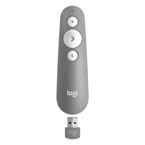 Logitech R500 Laser Presentation Remote Télécommande Bluetooth Rf Gris Sakhatech
