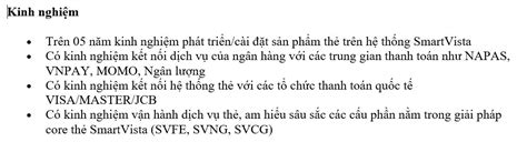 Ngọc Hiến Nguyễn On Linkedin Bank Smartvista Napas Vnpay Momo